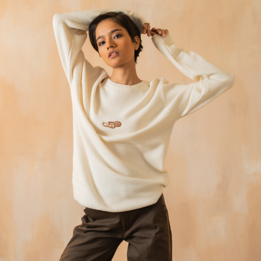 Pull-over Nuts Ivory